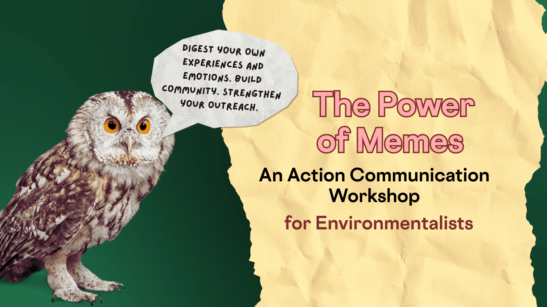 The Power of Memes – An Action Communication Workshop for ...